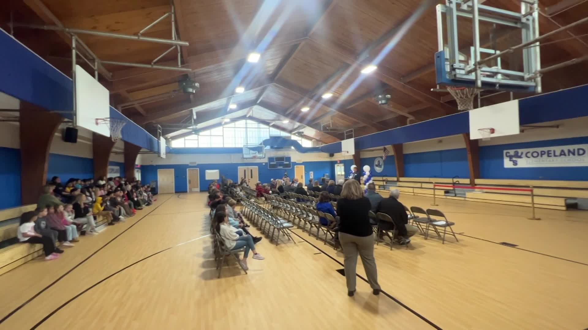 Copeland Elementary School Gets A Renovated Gym